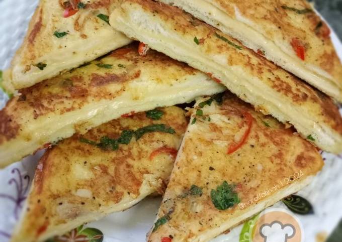 Resipi Roti Cheese Bersalut Telur oleh Nor Al Fatihah - Cookpad
