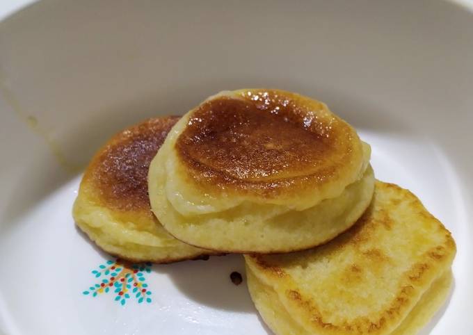 Resep Snack MPASI Fluffy Pancake Fortifikasi oleh Rasyiqa Shabira - Cookpad