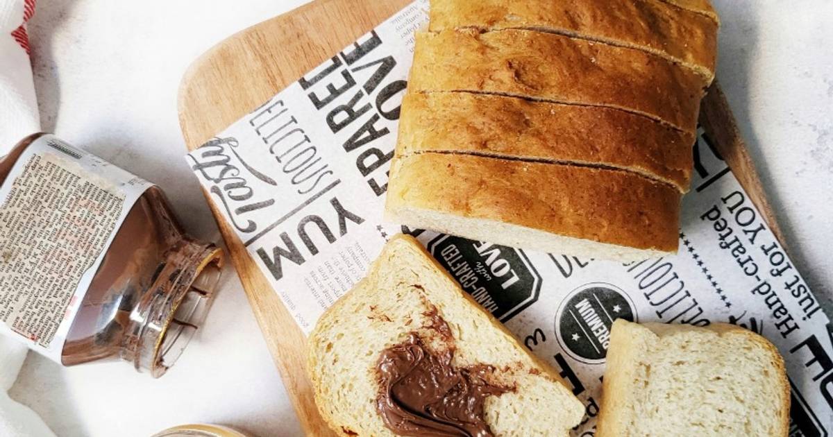 Resep ROTI TAWAR OAT (tanpa gula, tanpa telur, tanpa butter, tanpa ulen ...