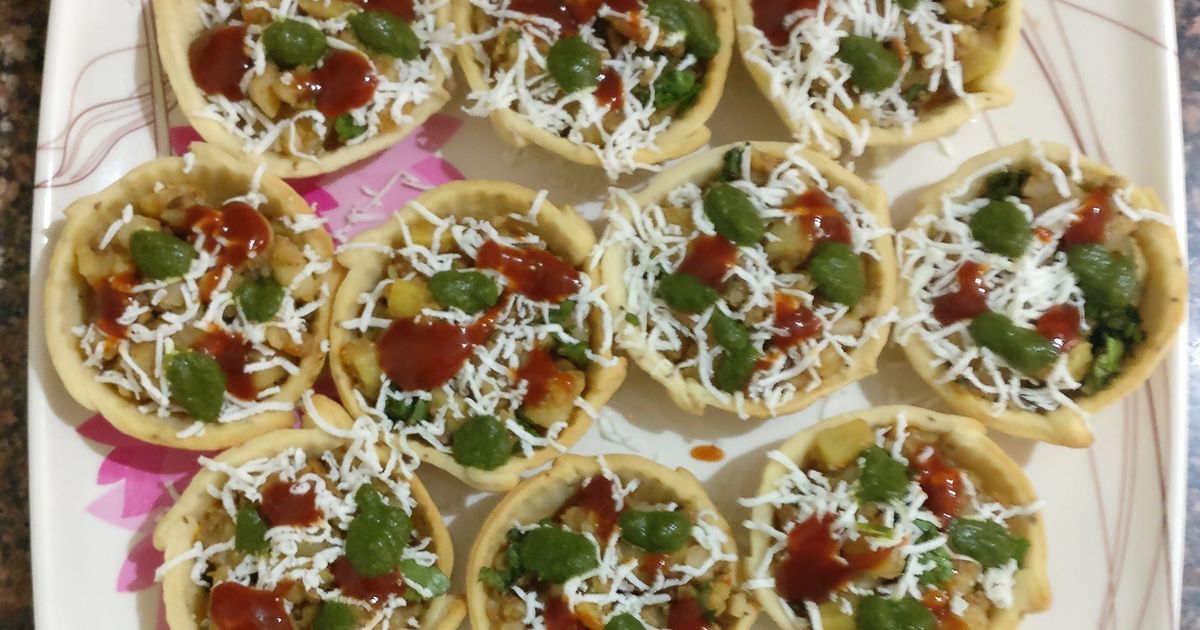 Baked Chaat Basket Recipe by Sneha Garg - Cookpad