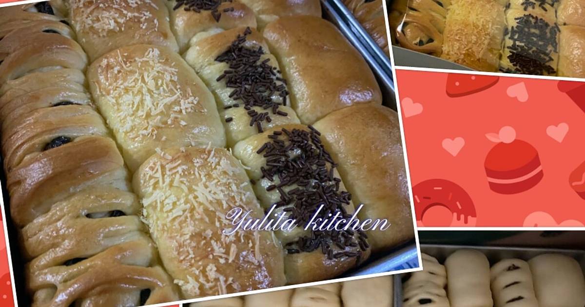 Resep Roti Manis Kasur oleh Yulita Kitchen - Cookpad