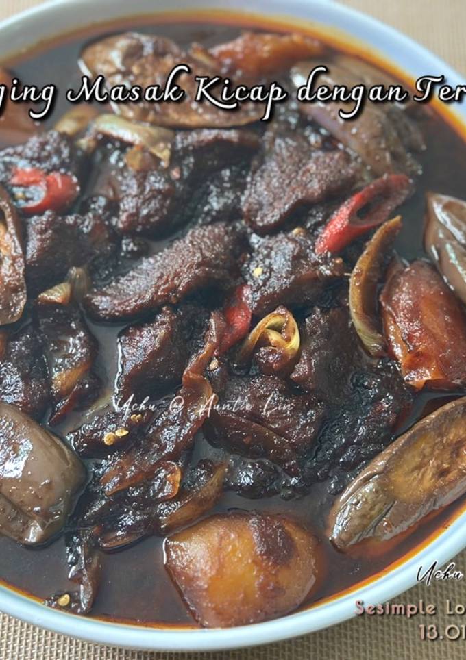 Resipi Daging Masak Kicap Dengan Terung & Kentang oleh Sesimple Loralin ...