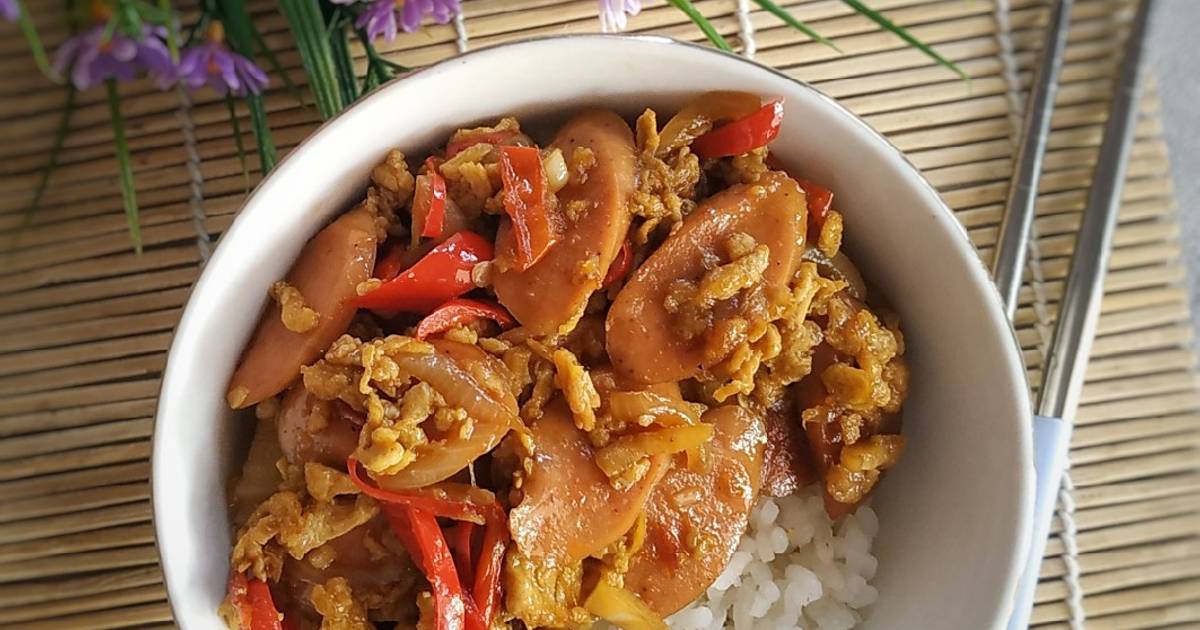 54 resep rice bowl telur sosis enak dan mudah - Cookpad
