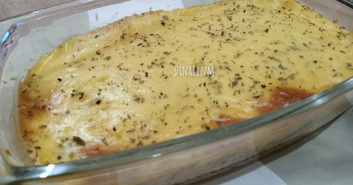 Resep Cheesy Bolognese Baked Rice Brulee (with bechamel sauce) oleh ...
