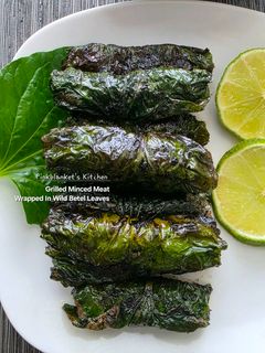 Grilled Beef Wrapped In Betel Leaves Recipe by HaVi's Kitchen