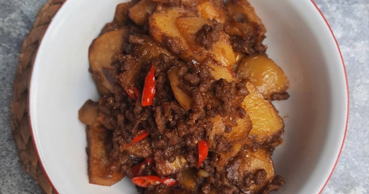 Resep Kentang daging kecap oleh Kia Arthemist - Cookpad