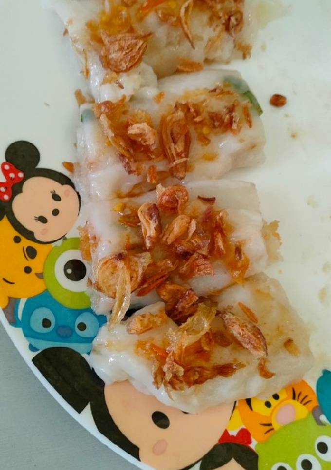 Resep Chee cheong fun/Ci cong fan oleh Liana Ong Sui Hua - Cookpad