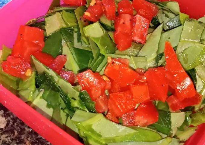 Ensalada de talinum Receta de Daiana Gutierrez- Cookpad