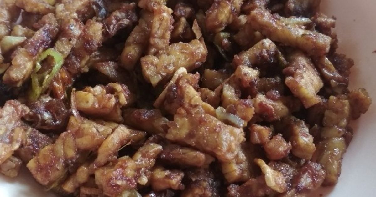 Resep Orek Tempe Bumbu Pecel oleh carbonagirl - Cookpad