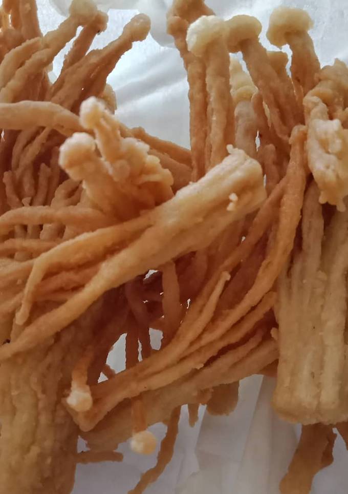 Resep Jamur enoki krispy simple oleh neynasanitra - Cookpad