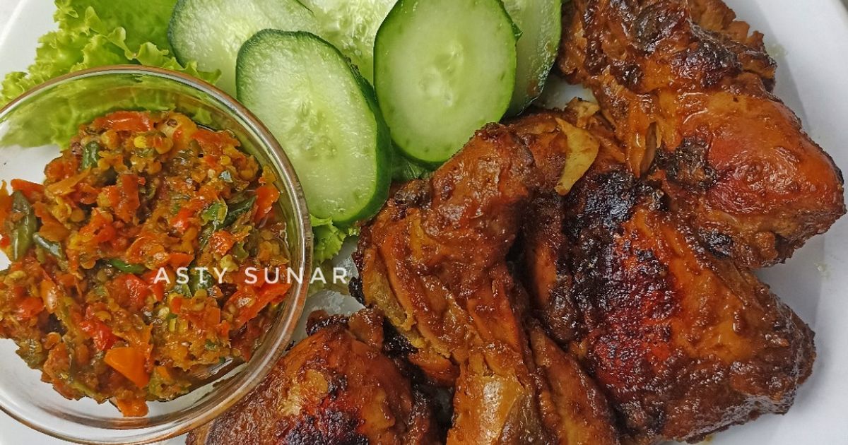 Resep baceman ayam bakar rumahan enak dan mudah - Cookpad