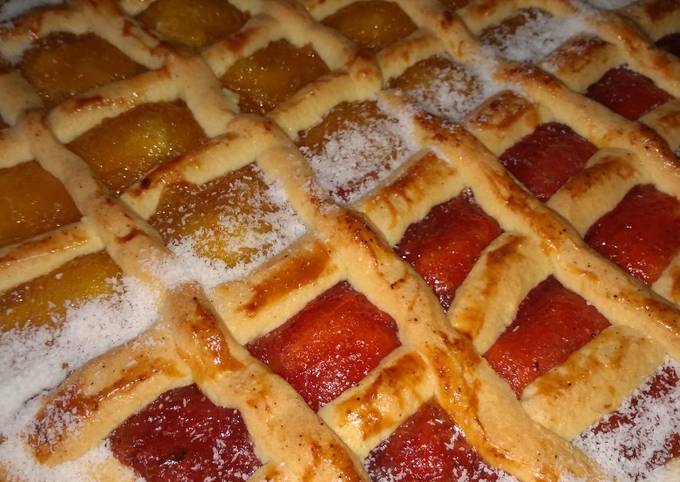 Pasta frola de dos gustos súper fácil para el momento o frezar Receta ...