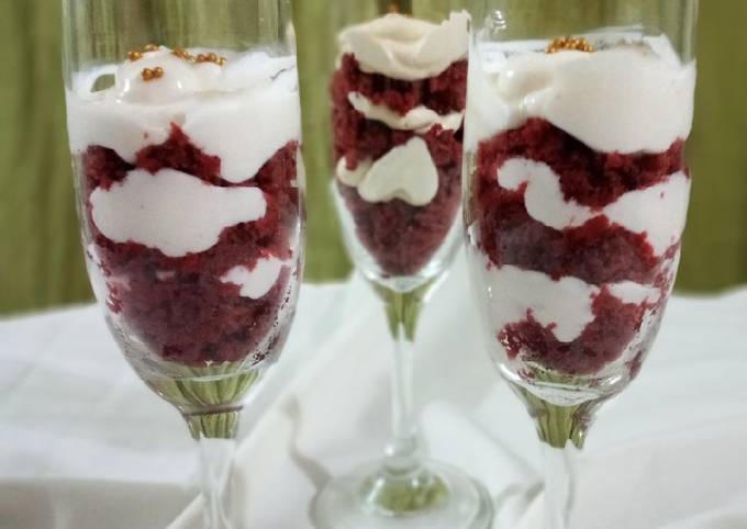 Copas red velvet Receta de Paola- Cookpad