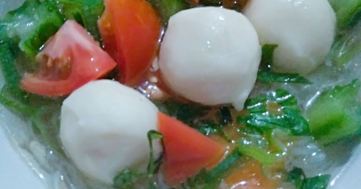 Resep Bihun Kuah Bola Ikan oleh DaruDewi - Cookpad