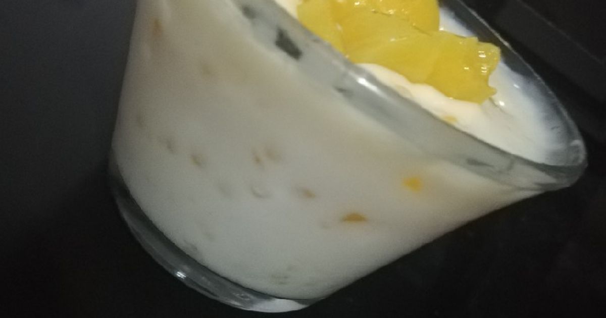 Postre De Tapioca Con Leche Y Duraznitos En Almíbar Receta de 🧸Postres ...