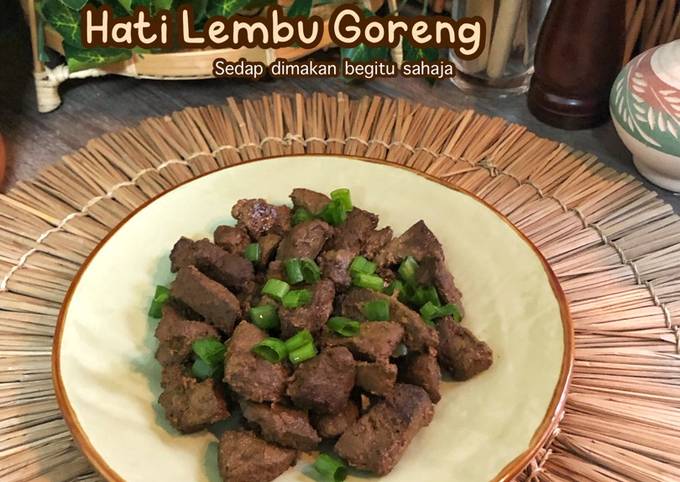 Resipi Hati Lembu Goreng oleh Salina Jalaludin - Cookpad