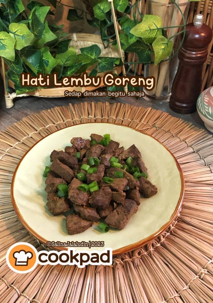 Resipi Hati Lembu Goreng oleh Salina Jalaludin - Cookpad