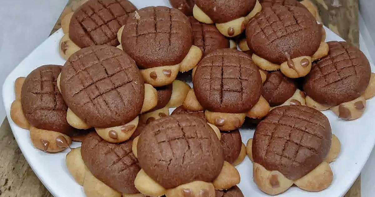 Resep Turtle cookies, kue kering kura kura oleh Fransiska Simbolon ...