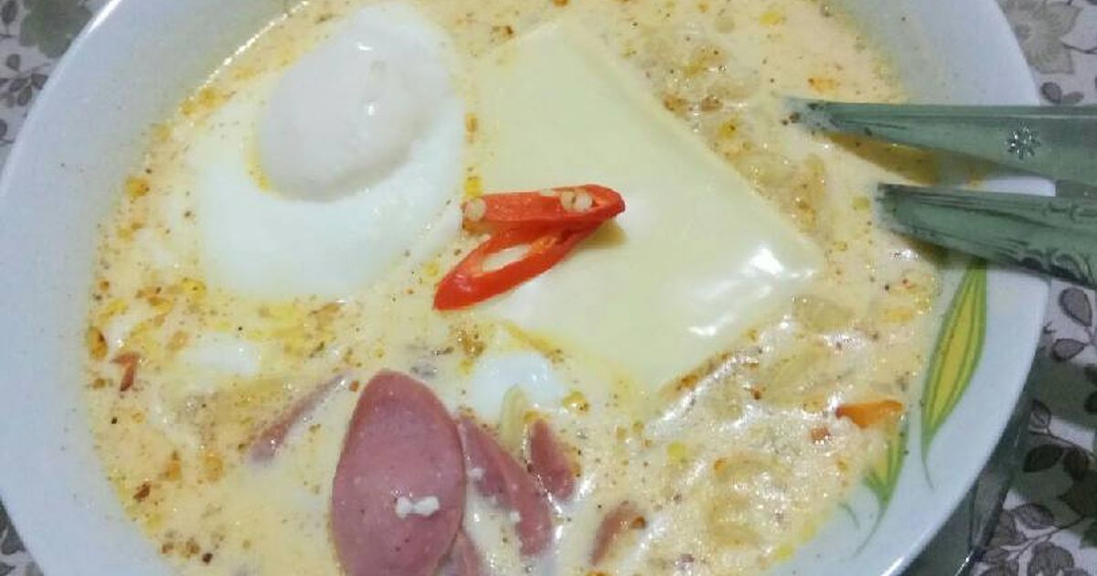Resep indomie kuah keju pedas rumahan enak dan mudah - Cookpad