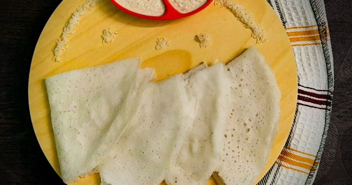 Neer Dosa Recipe by Helly shah - Cookpad