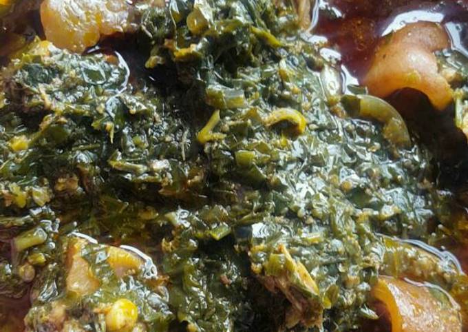 Edikaikong soup (vegetable soup) Recipe by Diana Asare - Cookpad