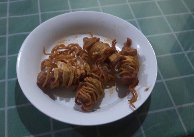 Resep Sosis simbut(cemilan simple+enak) oleh Khalisa Izza - Cookpad