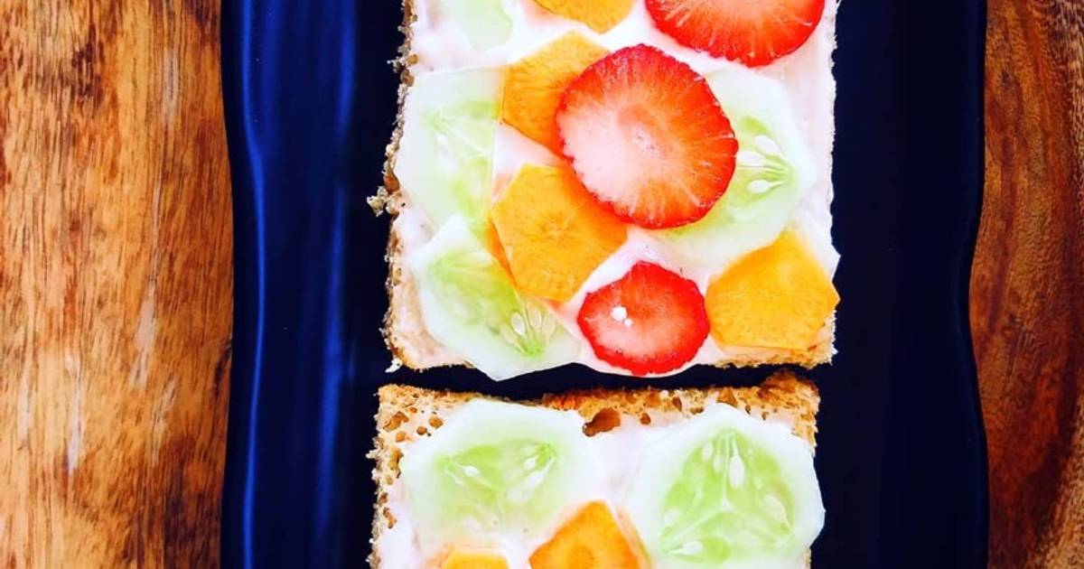 Open Sandwich Recipe by Paromita Rohini Sen - Cookpad