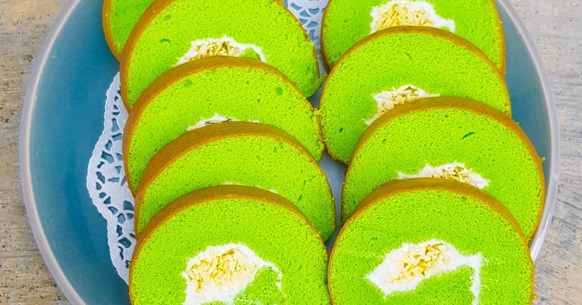 24 resep japanese cake pandan enak dan mudah - Cookpad