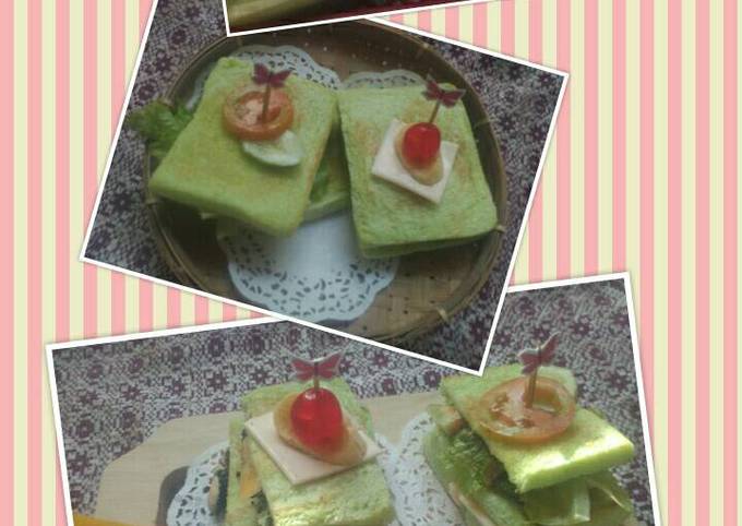 Resep Sandwich sosis nori sayuran sama Sandwich oreo pisang keju oleh ...