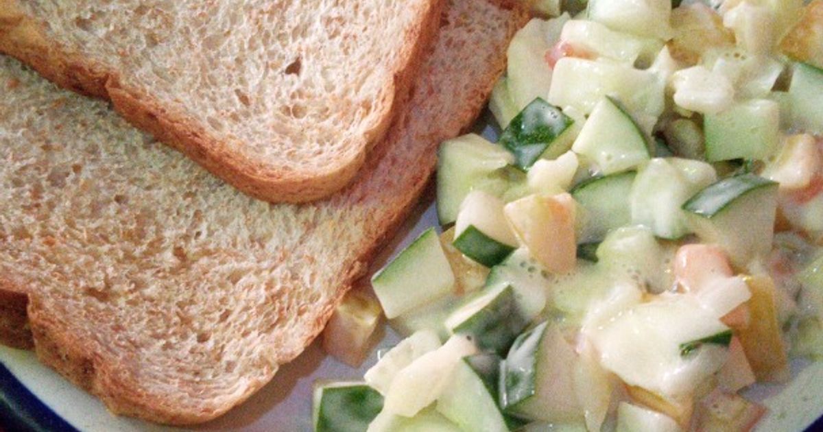 Resep Salad Timun (Sarapan Diet) oleh Nona Awdias - Cookpad