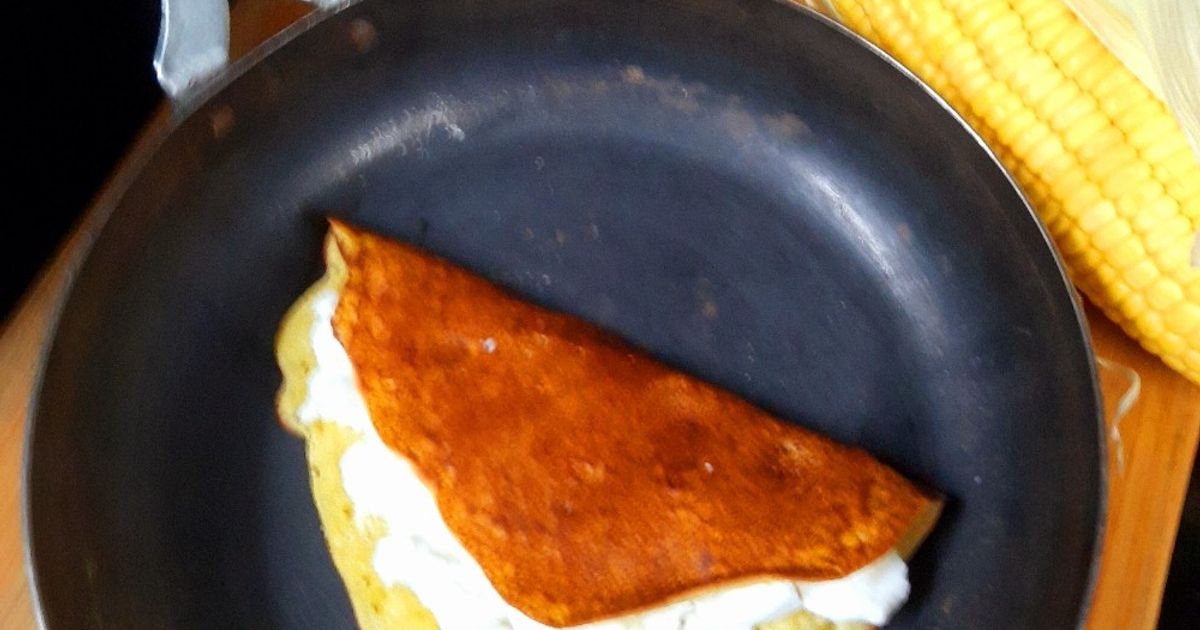 Cachapas Venezuelan Corn Pancakes Recipe by Sushma Savla - Cookpad