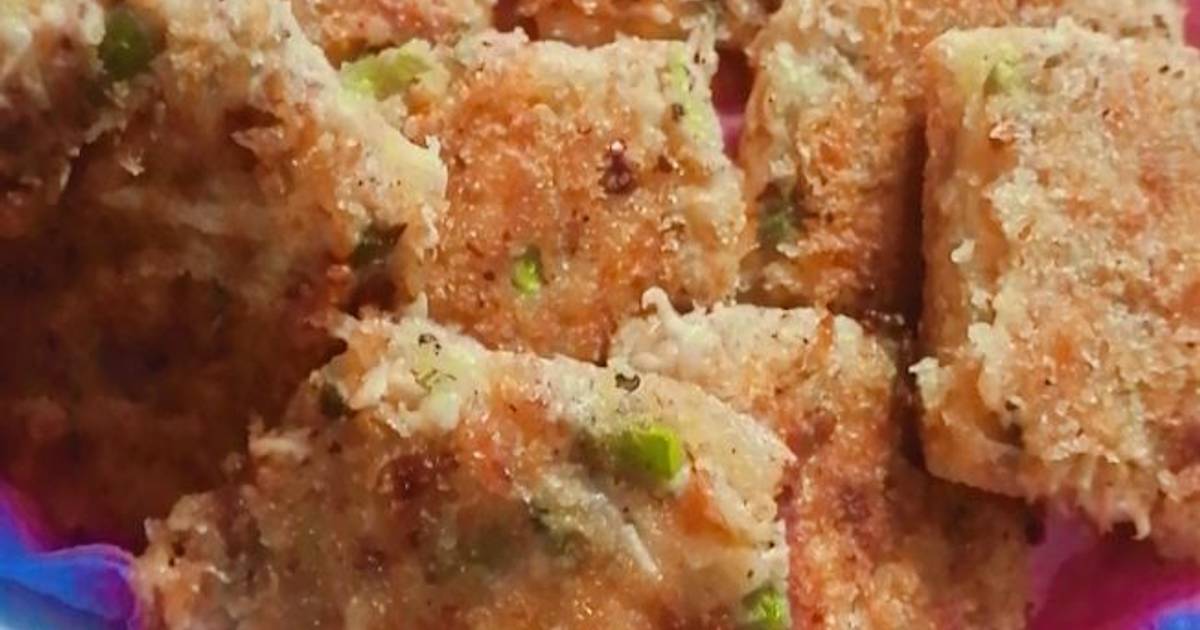 Chicken alu toast Recipe by Ummi Ali - Cookpad