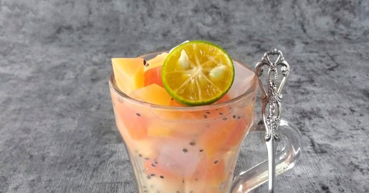 67 resep es buah pepaya dan leci enak dan mudah - Cookpad