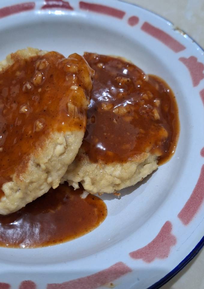 Resep Steak Tahu Saos riiicheees oleh dyahdwinda's kitchen - Cookpad