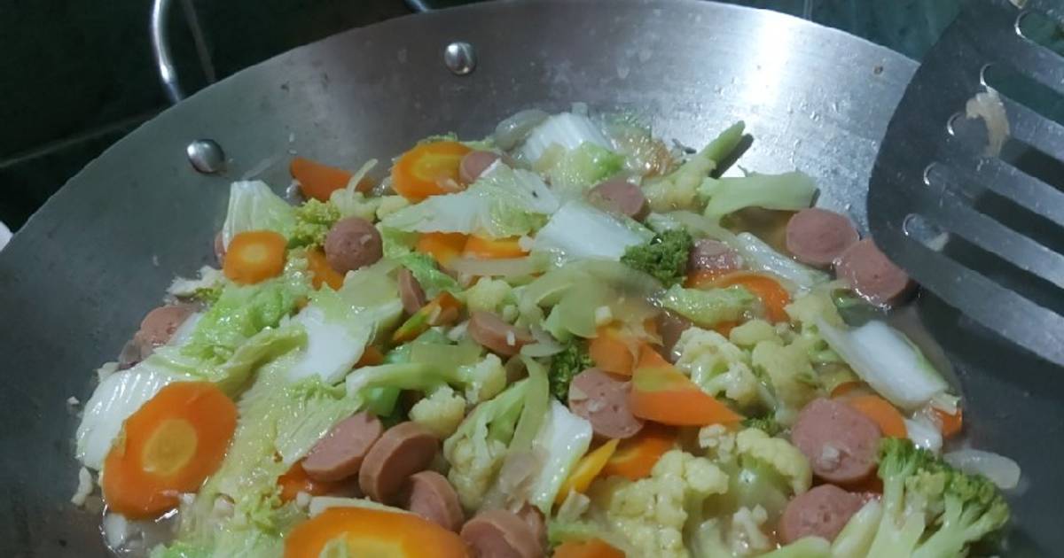 Resep #5 capjay sayur sosis mudah lezat oleh Mima Neimar - Cookpad