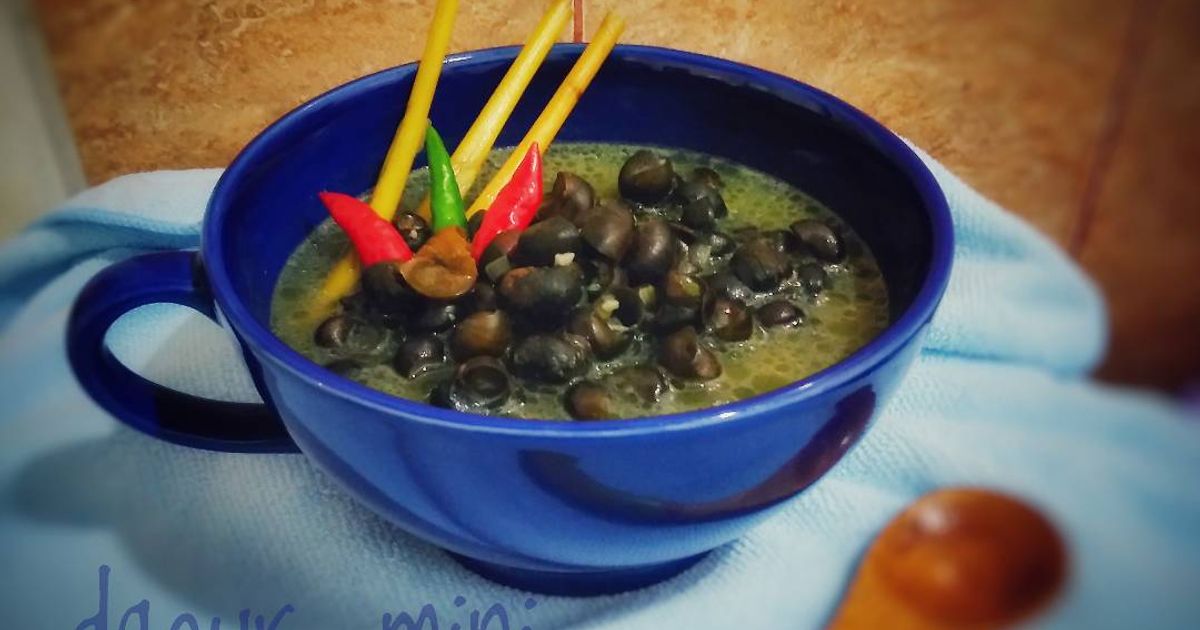Resep Gangan Haliling (Lodeh Keong Sawah) oleh Anjang Yudistri - Cookpad