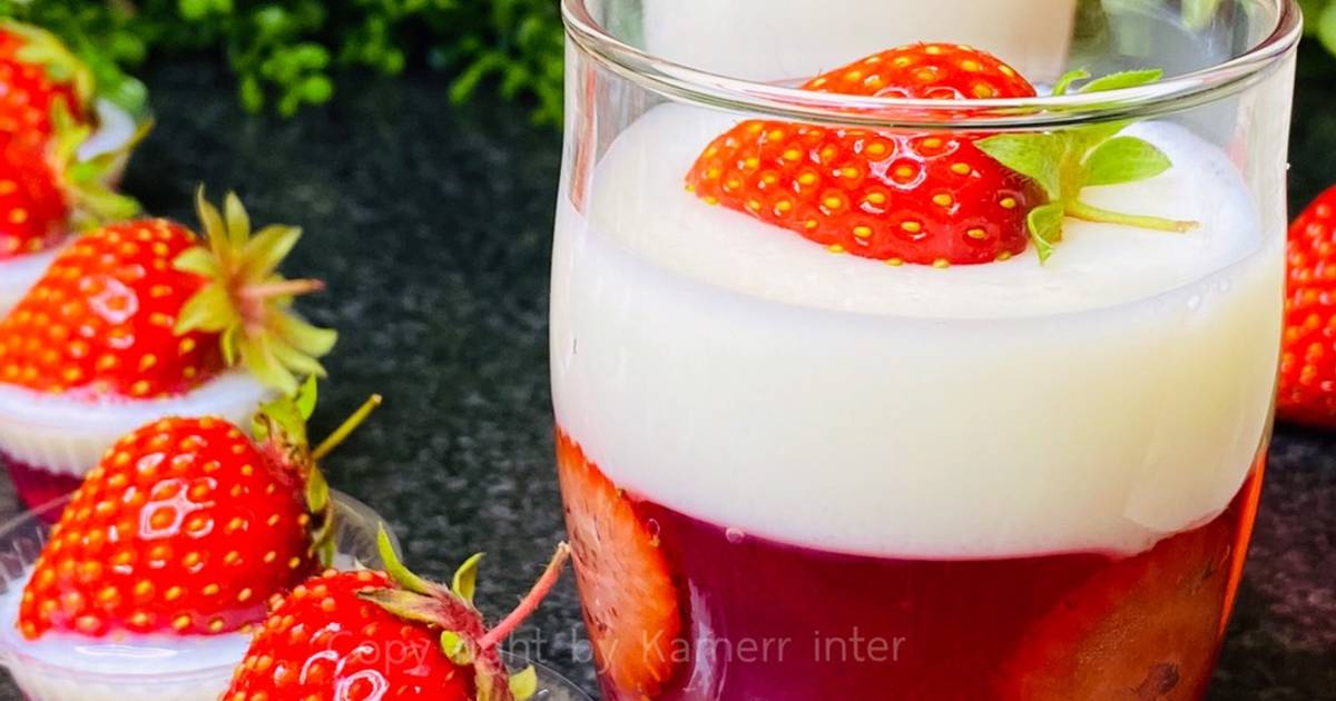 สูตร วุ้นแฟนซีวันนี้ เป็นวุ้นสตรอว์เบอร์รีนมสด โดย Kamerr inter แขมร ...