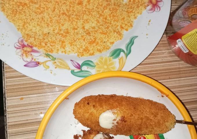 Resep Corndog Sosis Mozarella oleh esa dinar w - Cookpad