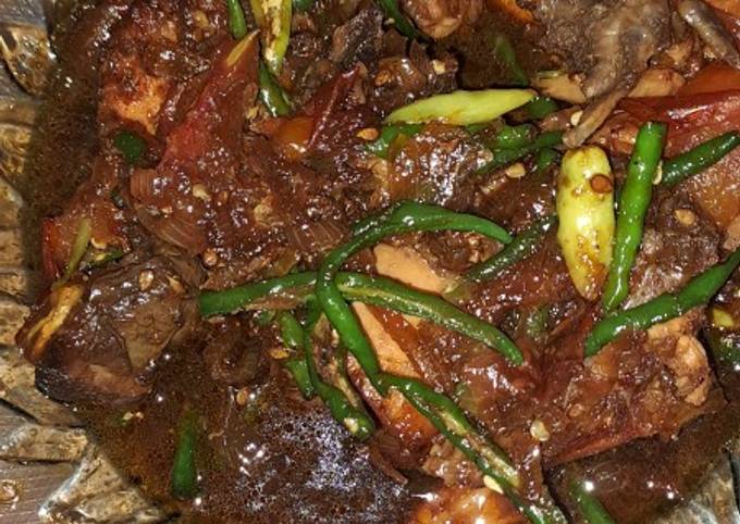 Resep Ayam Kecap cabe ijo oleh Dhonita Pertiwi - Cookpad