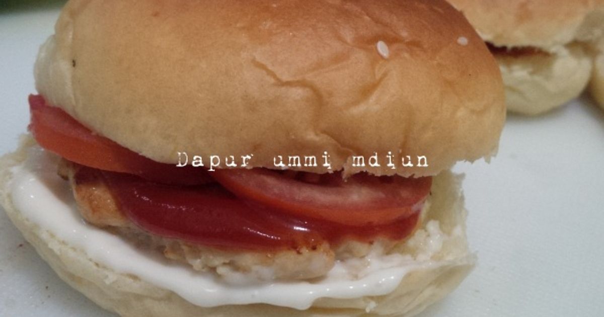 Resep Burger Ayam Simple oleh dapur ummi - Cookpad