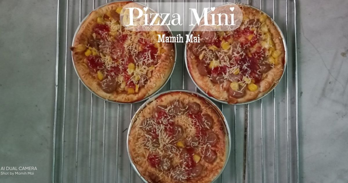 Resep Pizza Mini Simple 🍕 oleh Mamih Maimai - Cookpad