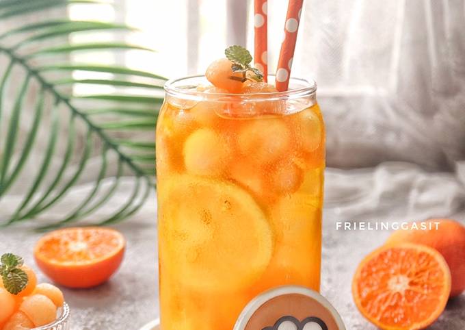 Resep Es Jeruk Melon oleh Frielingga Sit - Cookpad