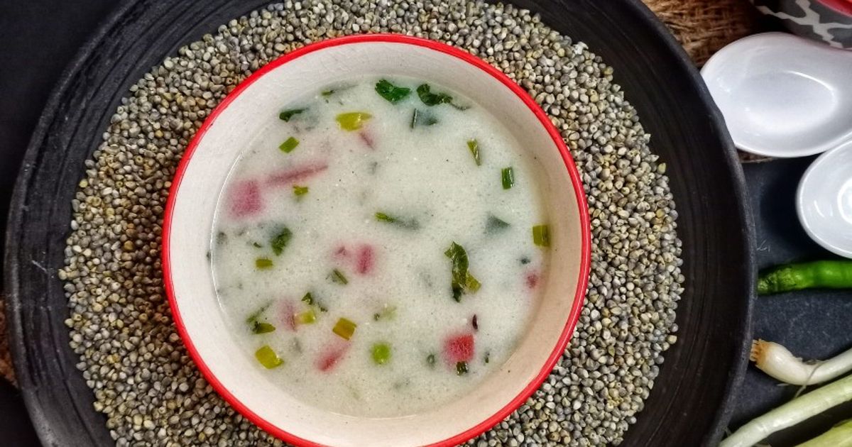Smoky Pearl Millet / Bajri Soup Recipe by spicequeen - Cookpad