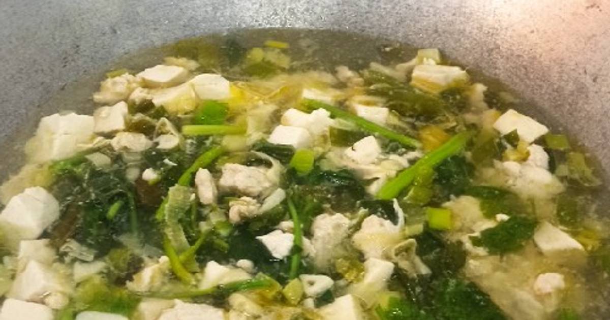 37 resep sup bayam tahu putih enak dan mudah - Cookpad