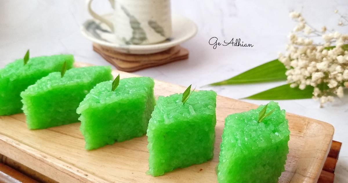 Resep Wajik Pandan oleh Ge Adhian - Cookpad