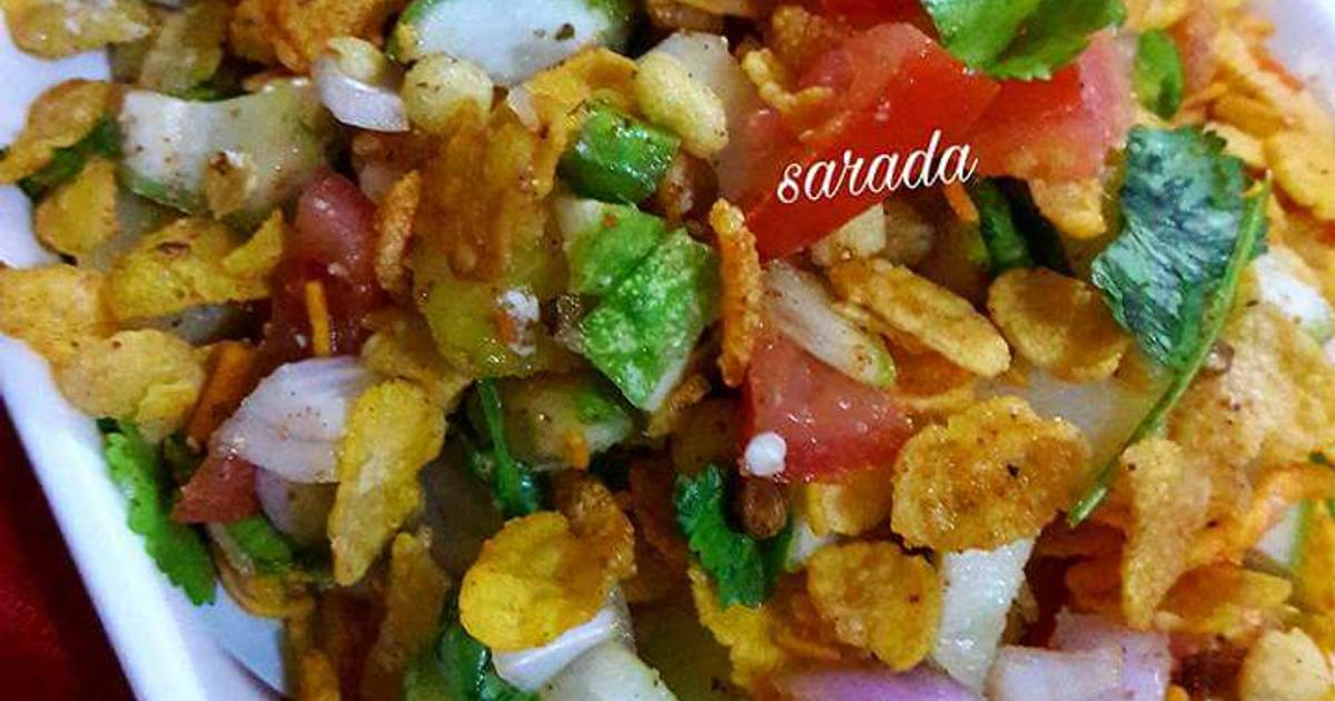 Cornflakes Chat Recipe by Sarada Shreya - Cookpad