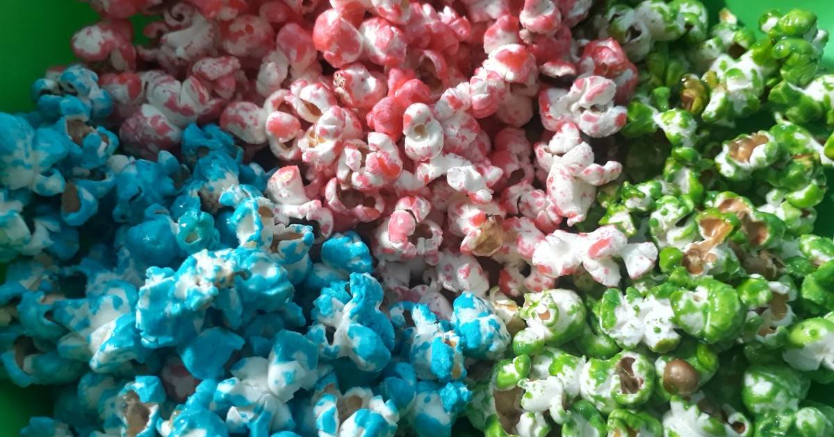 Pochoclo de colores - 5 recetas caseras- Cookpad