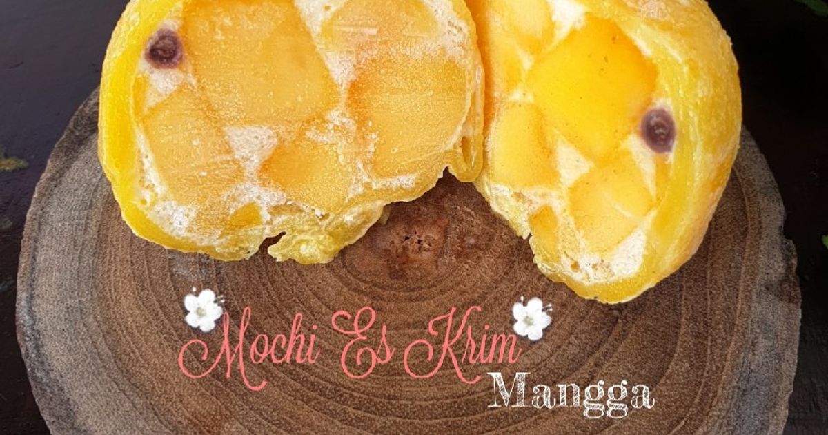 Resep Mochi Es Krim Mangga oleh Menurumahan - Cookpad