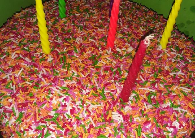 Resep Cake ultah simpel (base cake cake rainbow ? oleh Dapur Ngebul ...