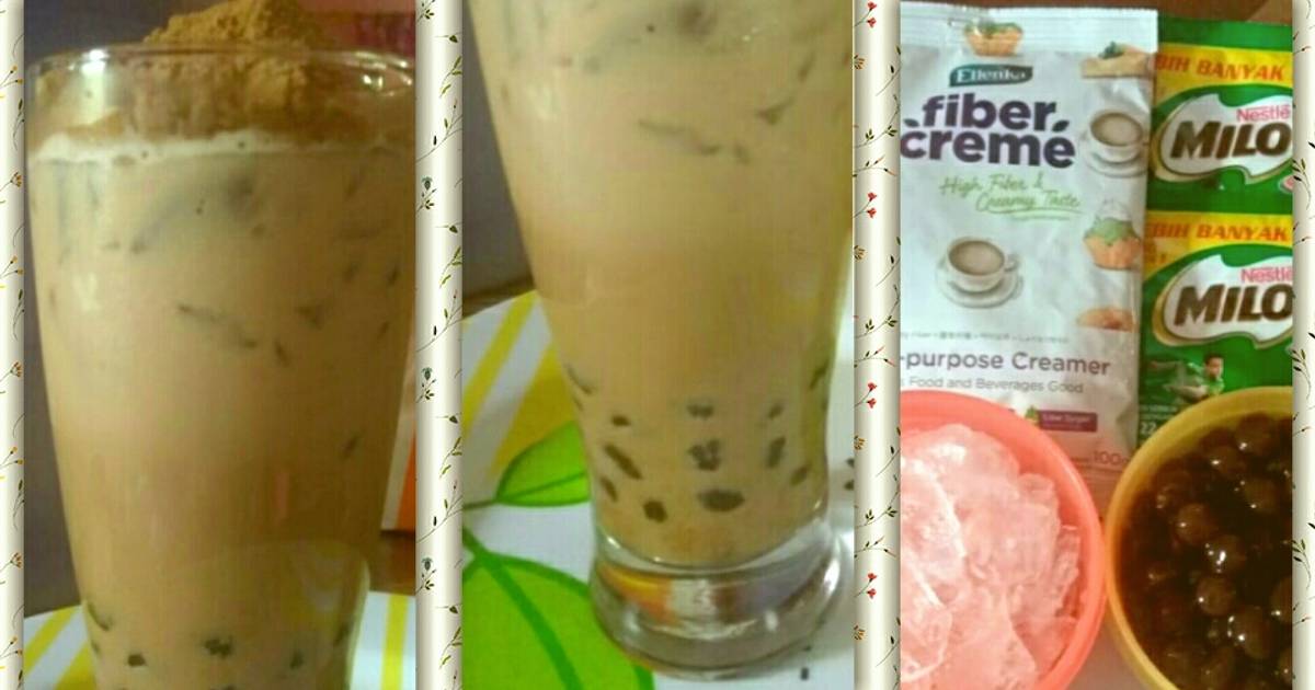 Resep Es Boba Milo fiber creme oleh Rini Mamanya Dzaky Yumna - Cookpad